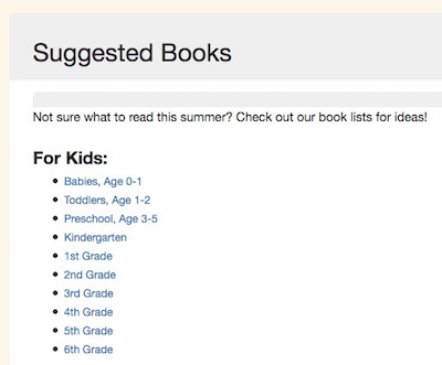 Book Lists | The BookPoints Project